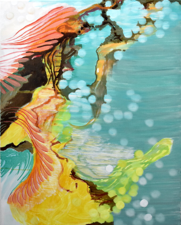 „ein leises Flattern könnte es gewesen sein“ Malerei von Nicole Bold in ...